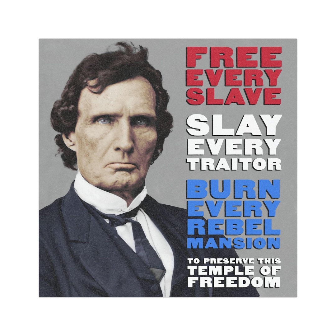 Thaddeus Stevens Car Magnet, Civil War Quote, Abolitionist Gift ...