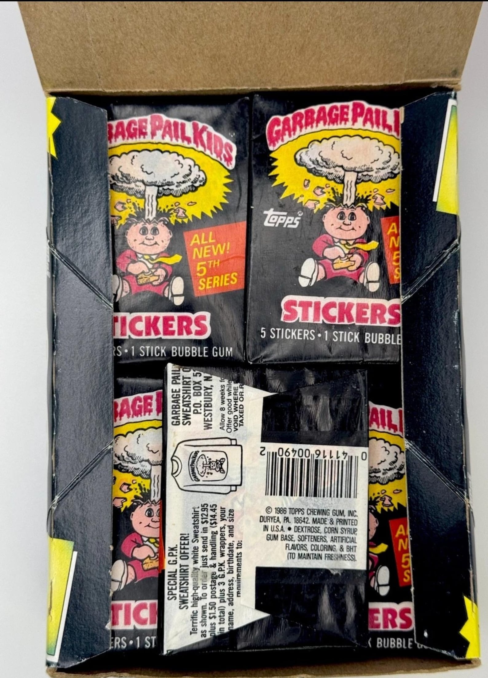 Garbage Pail Kids Series 5 Original SEALED Wax Packs Super Low Prices ...