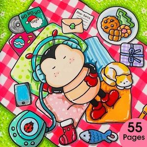 Comfy Days Coloring Book – 55 Cute Kawaii Printable Pages | Cozy ...