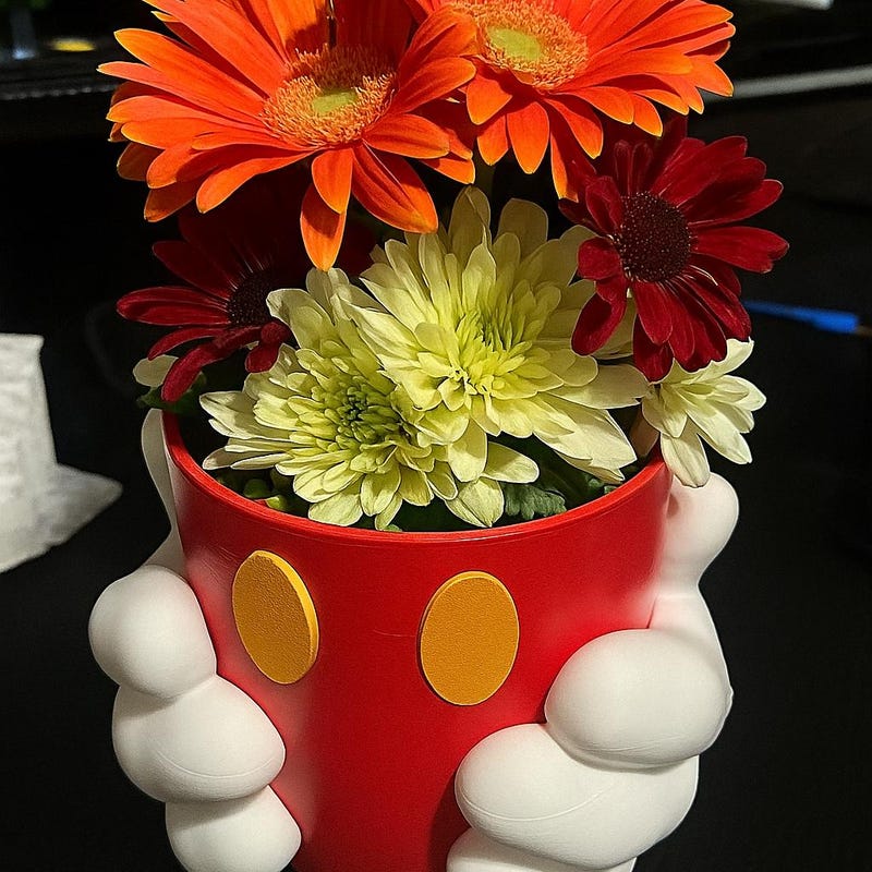 Mickey Mouse Planter - Etsy
