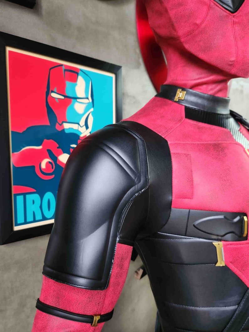 Deadpool & Wolverine Wade Deadpool Costume Cosplay Set Outfit Upgrade ...