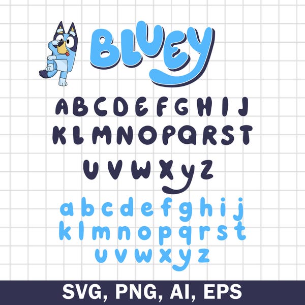 Cute Fonts Character - Etsy UK