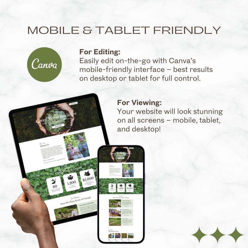 Canva Website Template for Nonprofit Organization, Charity Organization ...