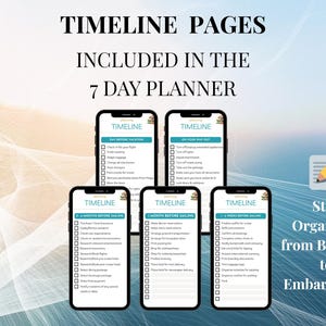 7-day Cruise Planner: Digital Travel Itinerary for iPad (printable PDF ...