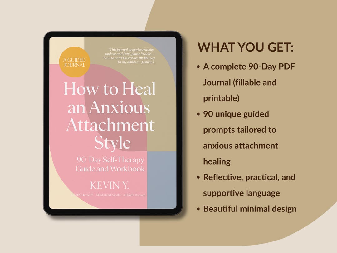How to Heal an Anxious Attachment Style - 90-day Journal Prompts – PDF ...