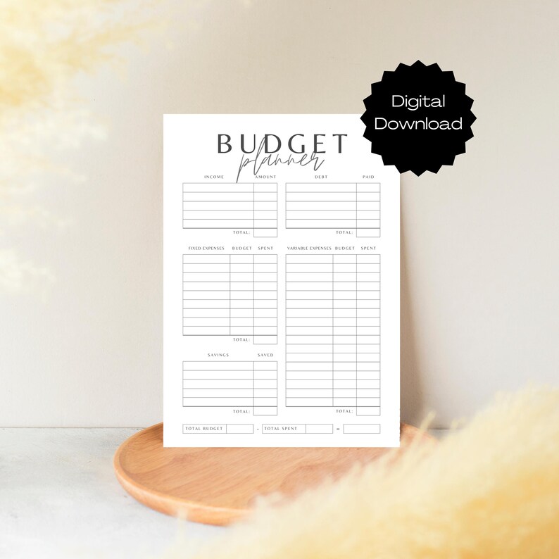 Daily Expenses Tracker Printable | Spending Tracker PDF | Budget ...