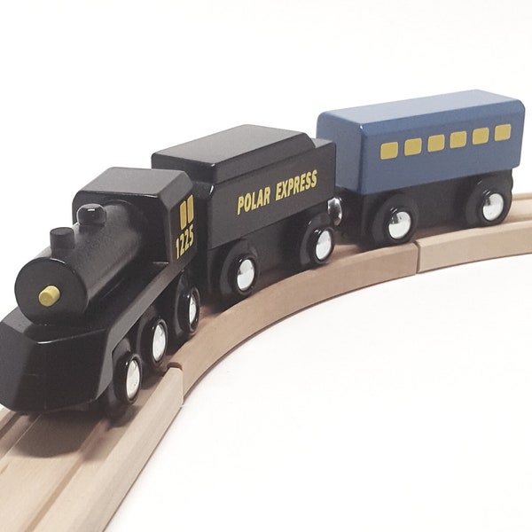 Polar Express Wooden Train - Etsy