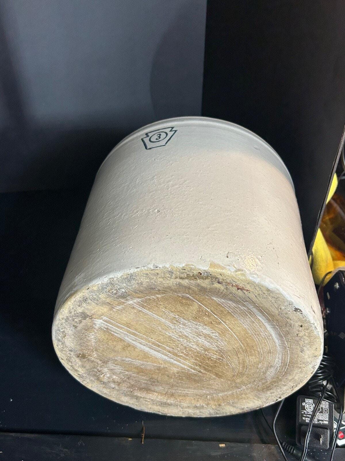 Antique Pfaltzgraff 3 Gallon Stoneware Crock Whiskey Jug #3 in Keystone ...