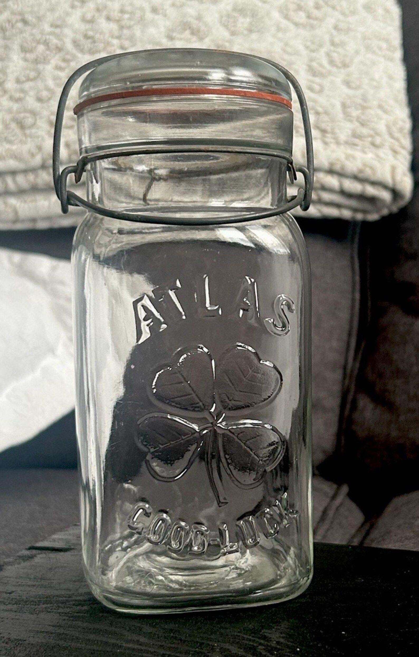 Atlas Good Luck Jar
