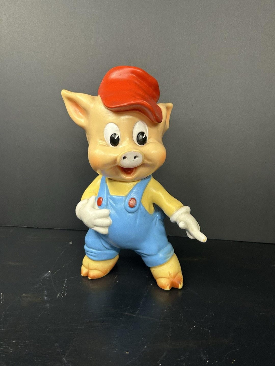 RARE Vintage Disney, the Three Little Pigs , “gimmi” Rubber Squeak Doll ...