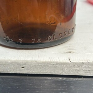 Extremely Rare Vintage Brown Glass Clorox Cork Top Bottle 7.5 in Large ...