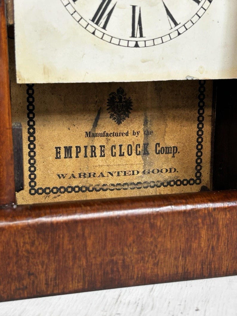 Antique Seth Thomas Parlor Kitchen Mantel Clock With Chime. Original ...