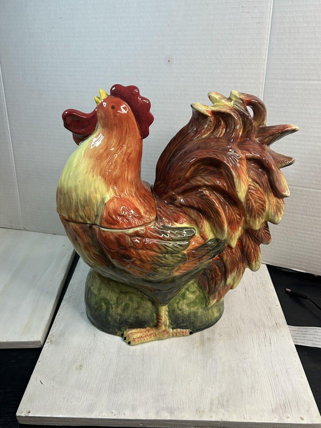 Vintage Rooster Cookie Jar by Susan Winget, Certified International ...