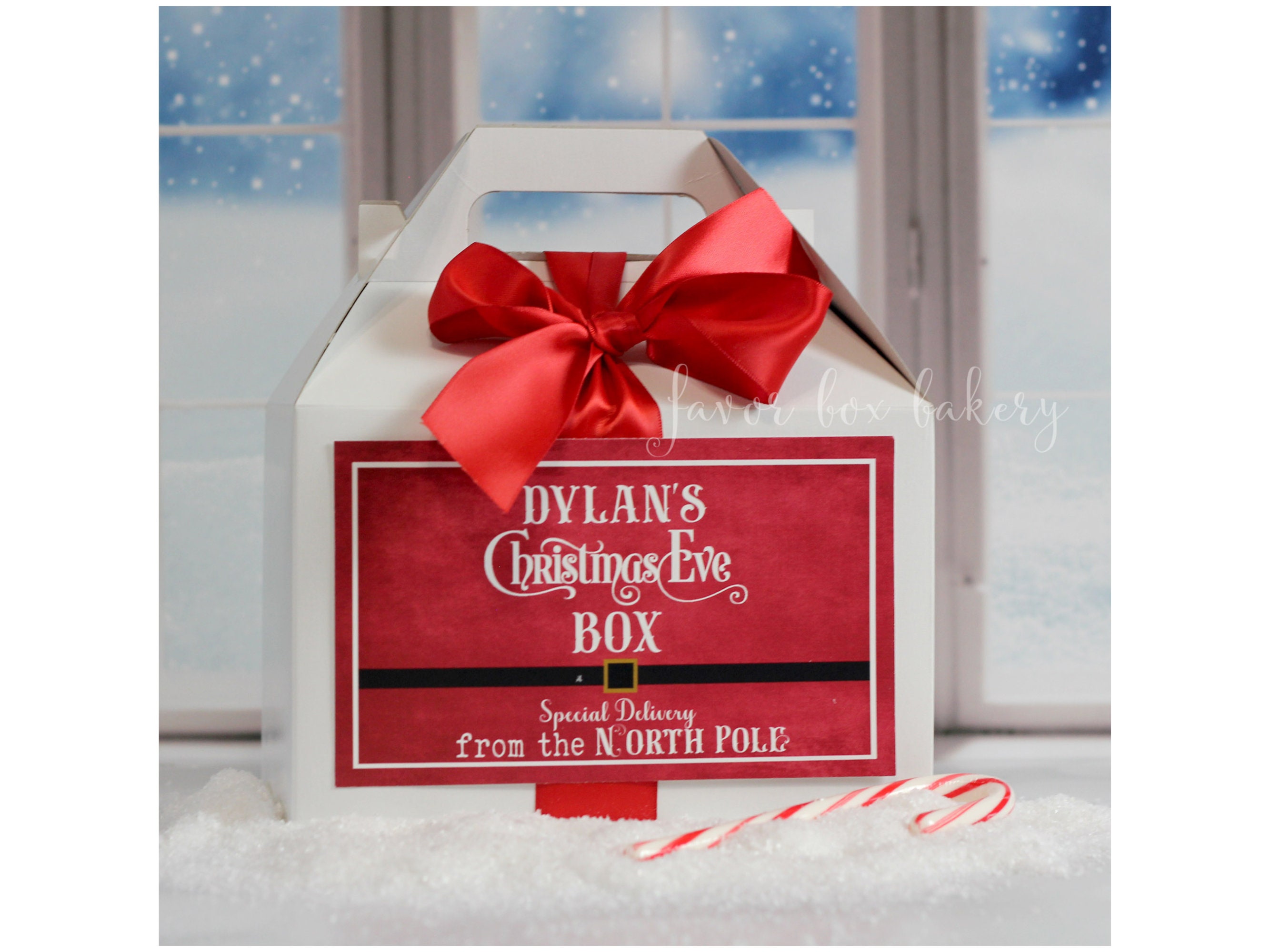 Holiday Gift Box | Personalized Gift Box | Christmas Eve Box | Gift Box ...