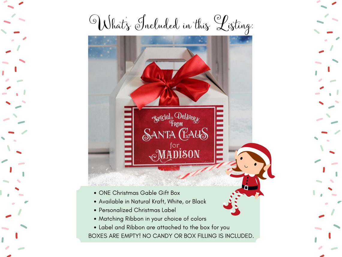 Holiday Gift Box | Personalized Gift Box | Christmas Eve Box | Gift Box ...