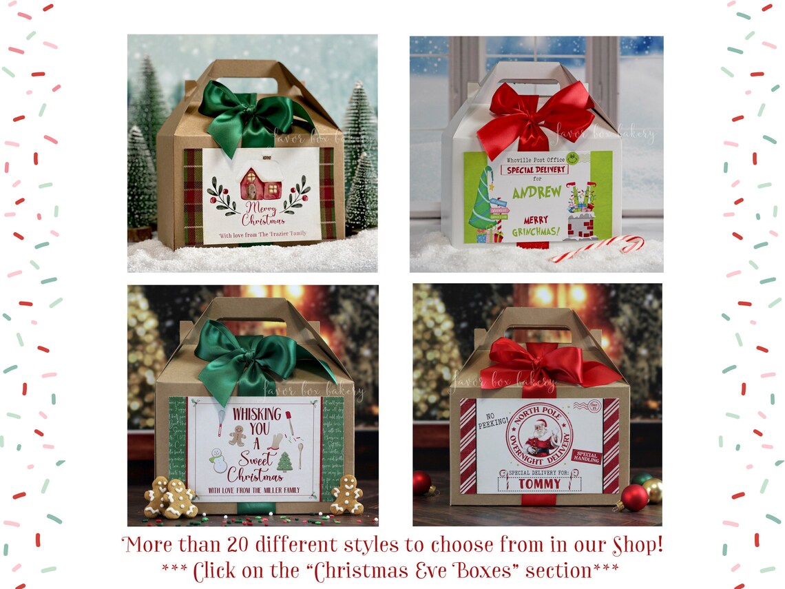 Custom Christmas Eve Special Delivery From Santa Gift Box for Kids ...