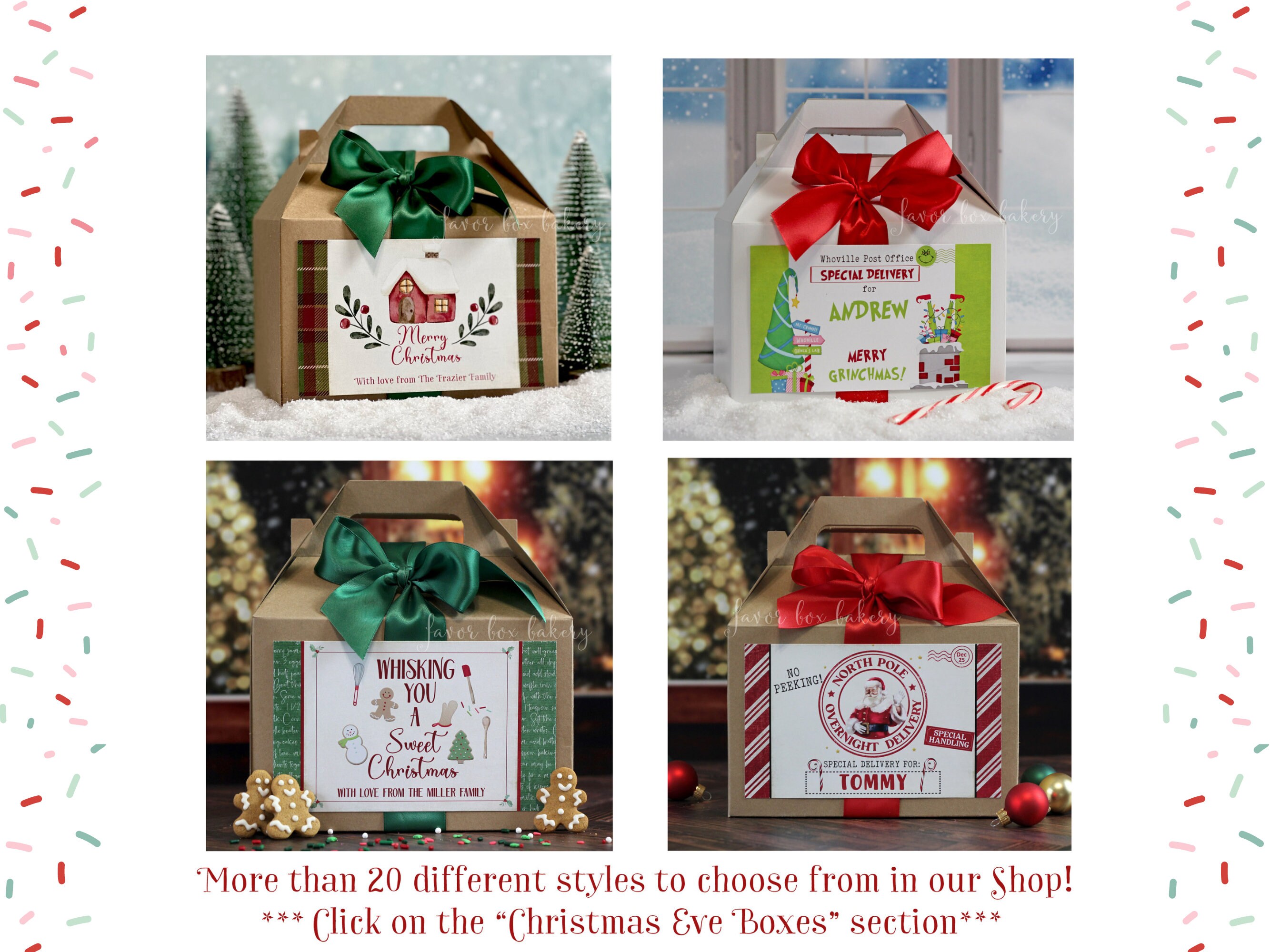 Custom Christmas Eve Special Delivery From Santa Gift Box for Kids ...