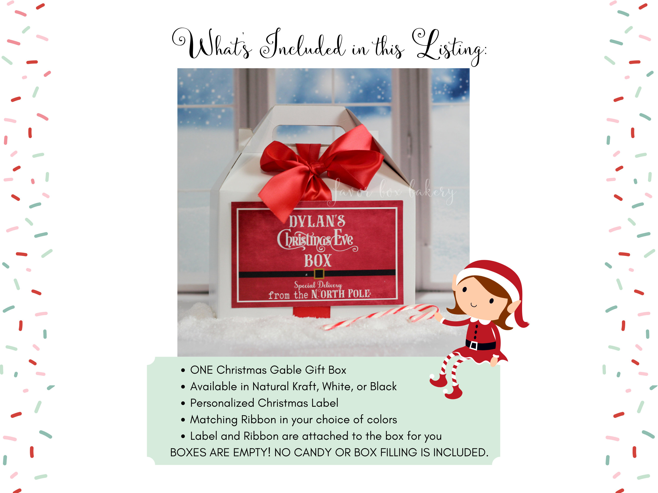 Holiday Gift Box | Personalized Gift Box | Christmas Eve Box | Gift Box ...