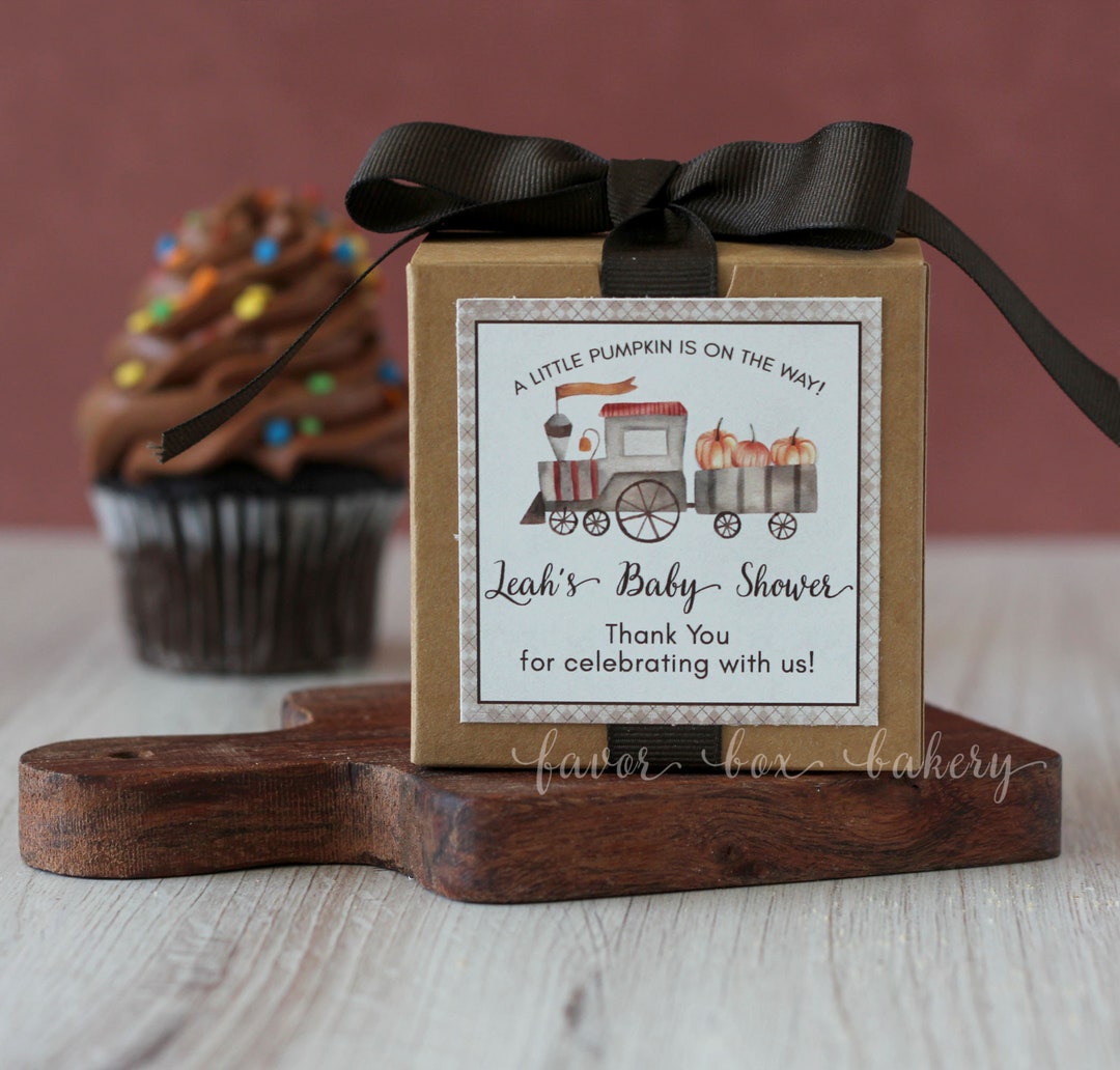 Baby Shower Favors | Autumn Baby Shower | Train Baby Shower | Train ...