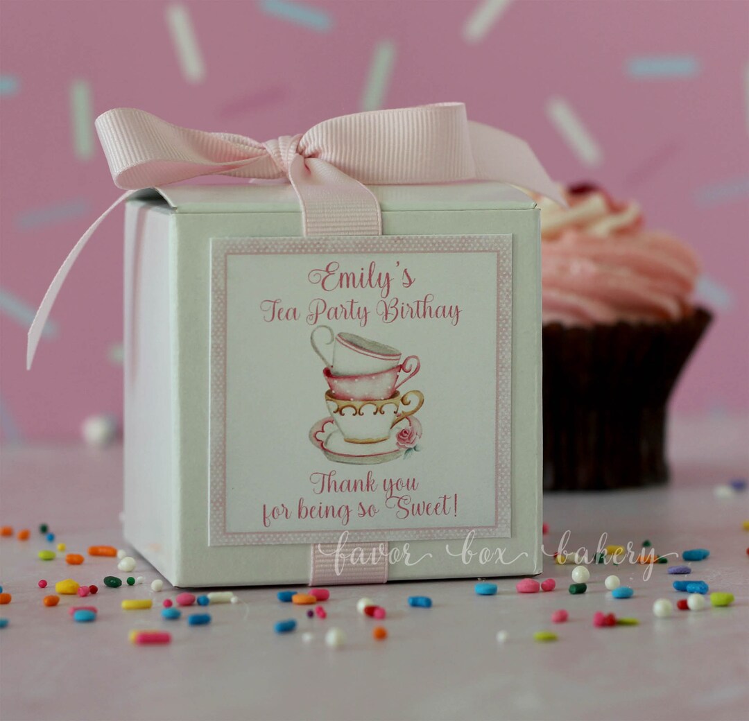 Girls Tea Party Birthday Favors | Bridal Tea Party Favor | Tea Party ...