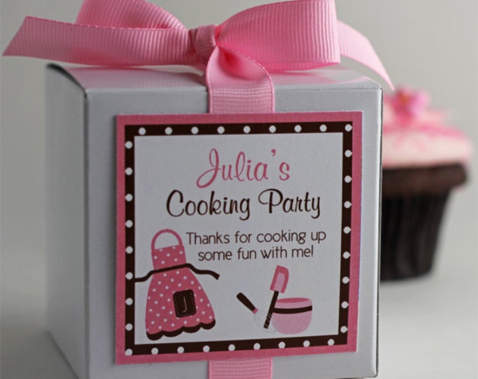 Cooking Party Favors Baking Party Favor Kids Baking Party Custom Label ...