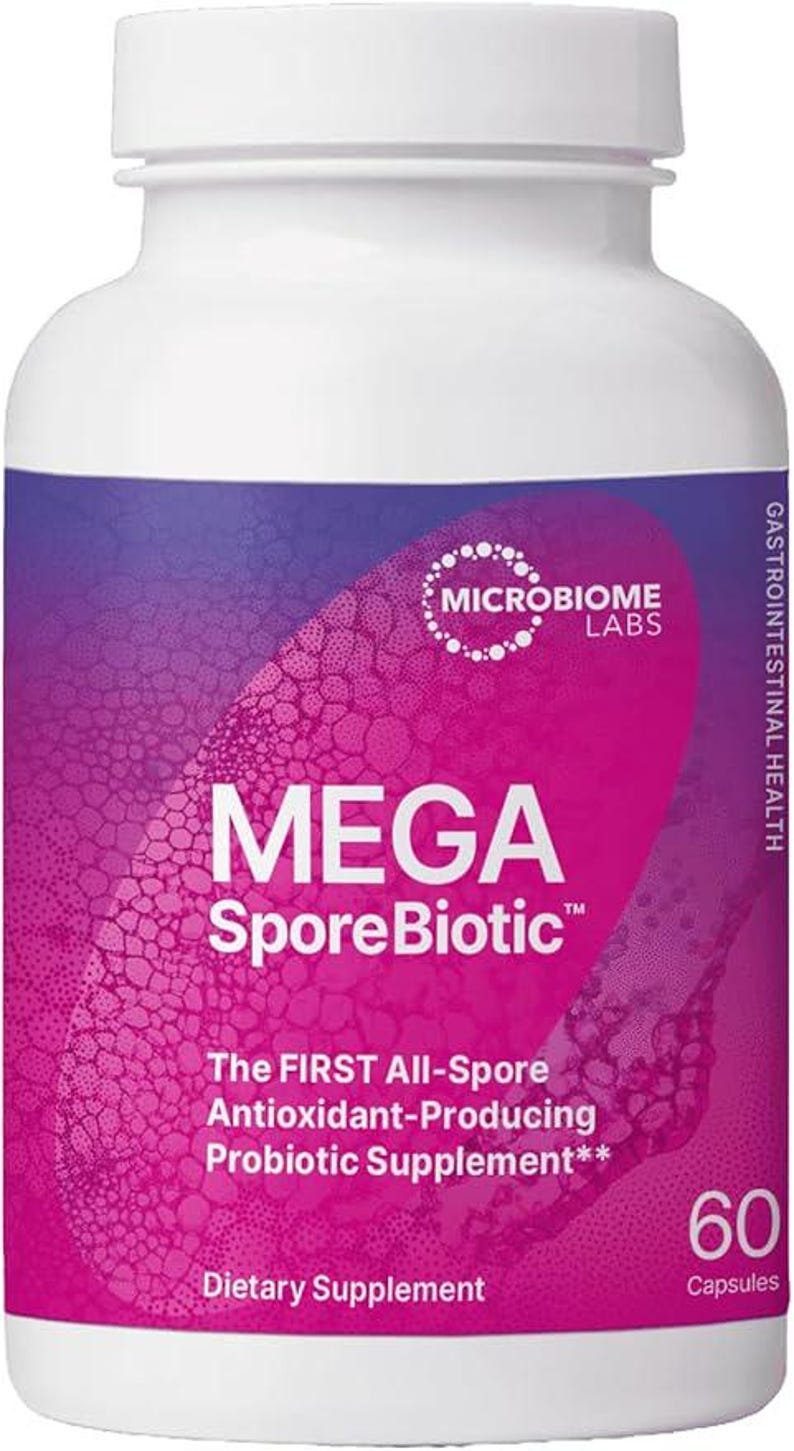 Microbiome Labs Megasporebiotic Probiotics for Women & Men (60 Capsules ...