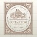 Cottagecore Logos Template Canva Vintage Aesthetic Whimsical Branding ...