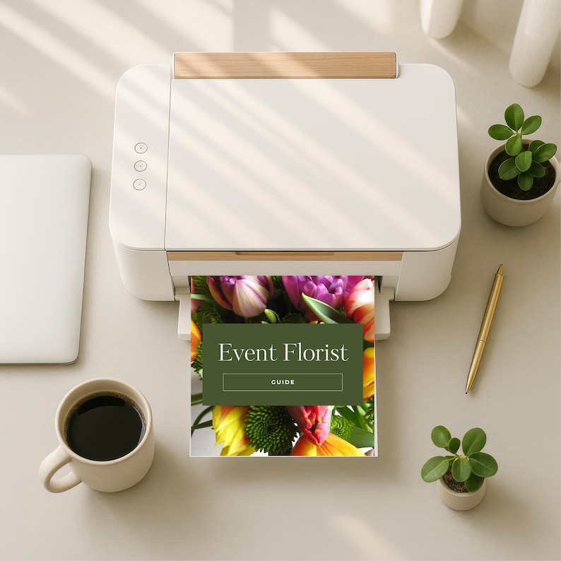 Event Florist Guide Template, Floral Business Planner (digital Download ...