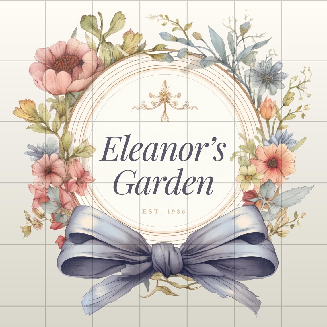 Cottagecore Logos Template Canva Vintage Aesthetic Whimsical Branding ...