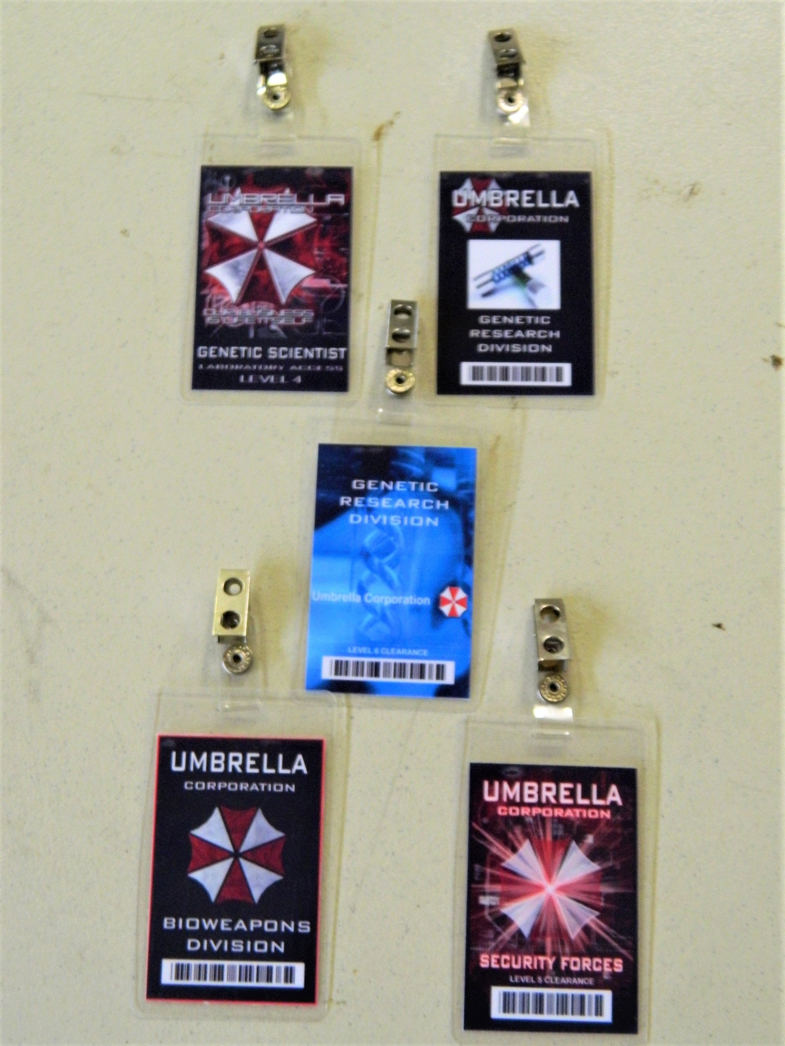 Halloween Costume Movie Prop ID Security Badge Umbrella - Etsy