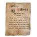 Witches Spell Book Aged Printed Book Pages, Halloween Prop by Dead Head ...