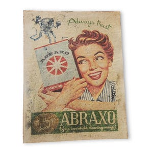 Fallout, Game, Sugar Bombs and Abraxo Aged Printed Concept AD Art 8.5 X ...