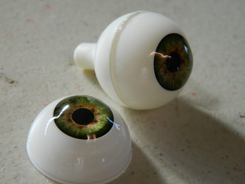 Pair of Life Size Realistic Human Acrylic Eyes for Halloween | Etsy