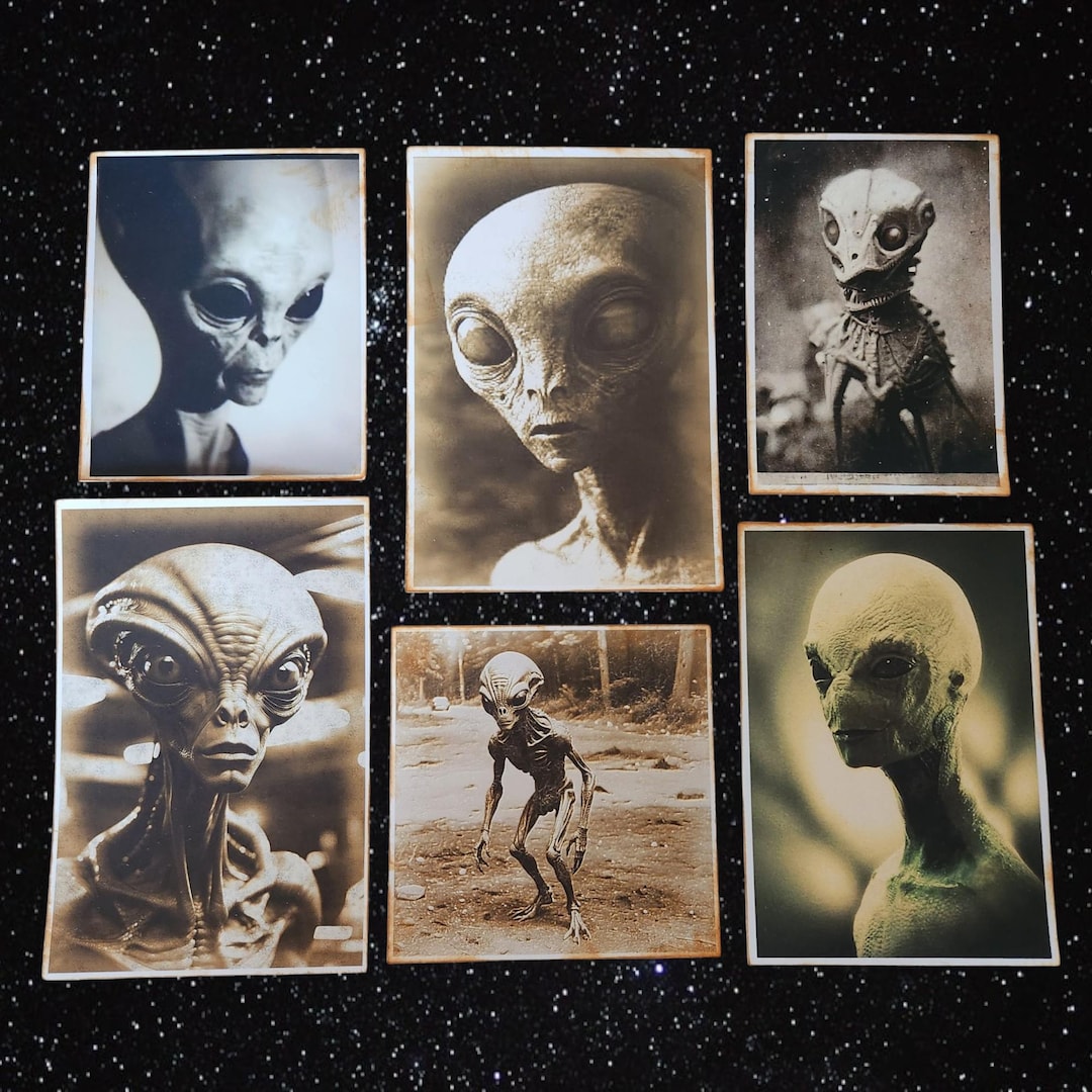 Realistic Alien or UFO Photos for Prop or Display, Wall Art, Top Secret ...