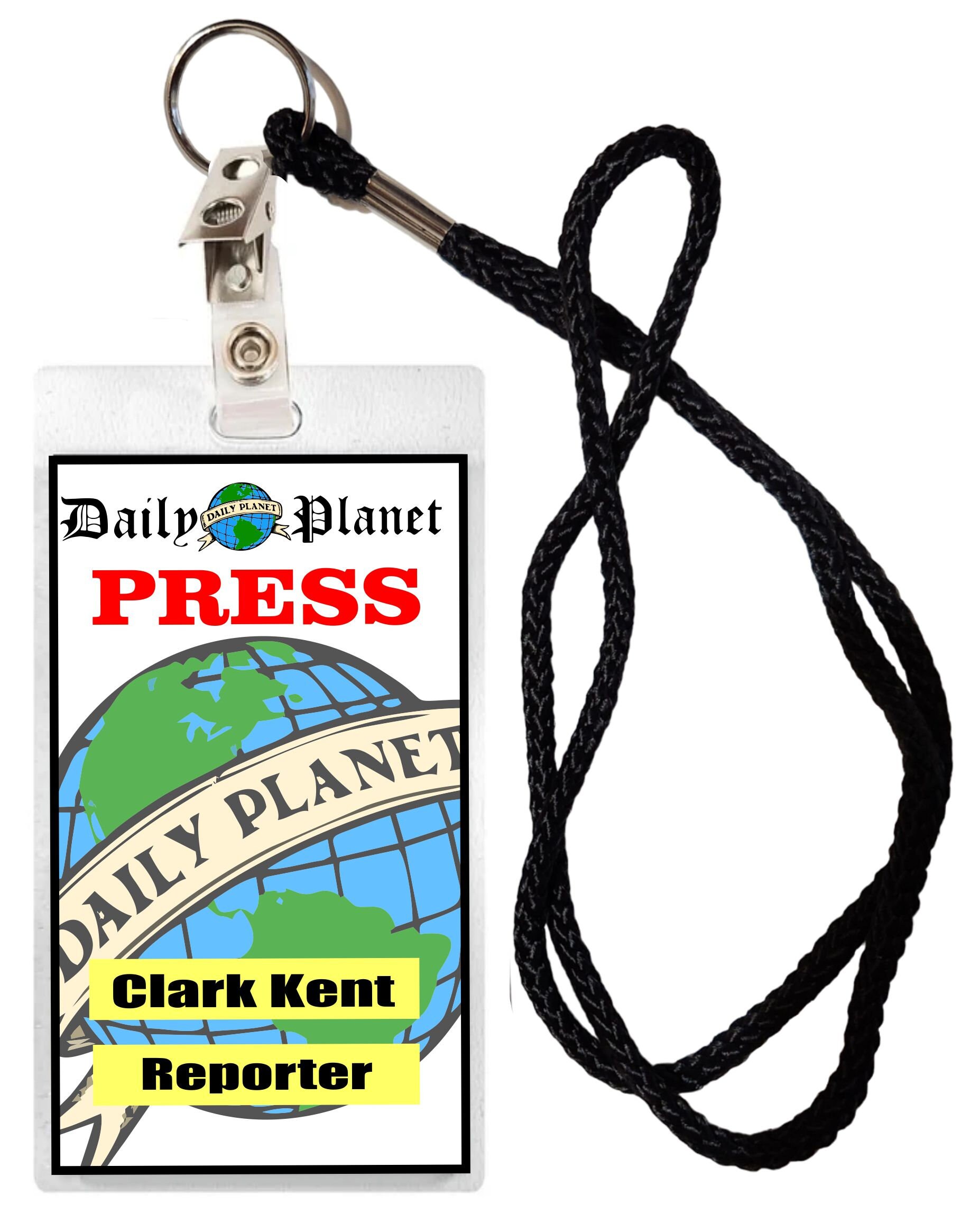 Daily Planet Press Pass Printable
