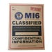 Set of 3 FBI, CIA, MI6 Top Secret Classified Card Stock Cover Sheets 8. ...
