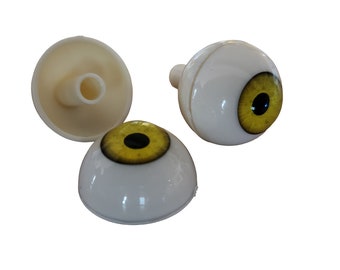Pair of Life Size Realistic Human Acrylic Eyes for Halloween PROPS ...