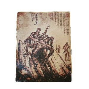 Evil Dead Rise, Necronomicon, Book of the Dead Aged Printed Book Pages ...