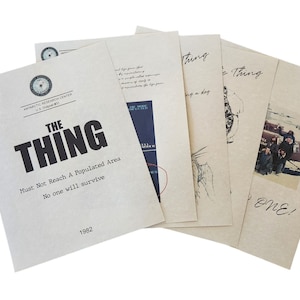 The Thing (1982) Concept Notes Documents And/or Security Badge Macready ...