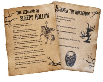 Primitive Halloween Sign Sleepy Hollow Inn Headless Horseman - Etsy