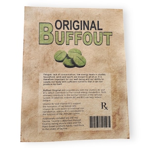 Fallout, Game, Rad-x and Buffout Aged Printed Concept AD Art 8.5 X 11 ...