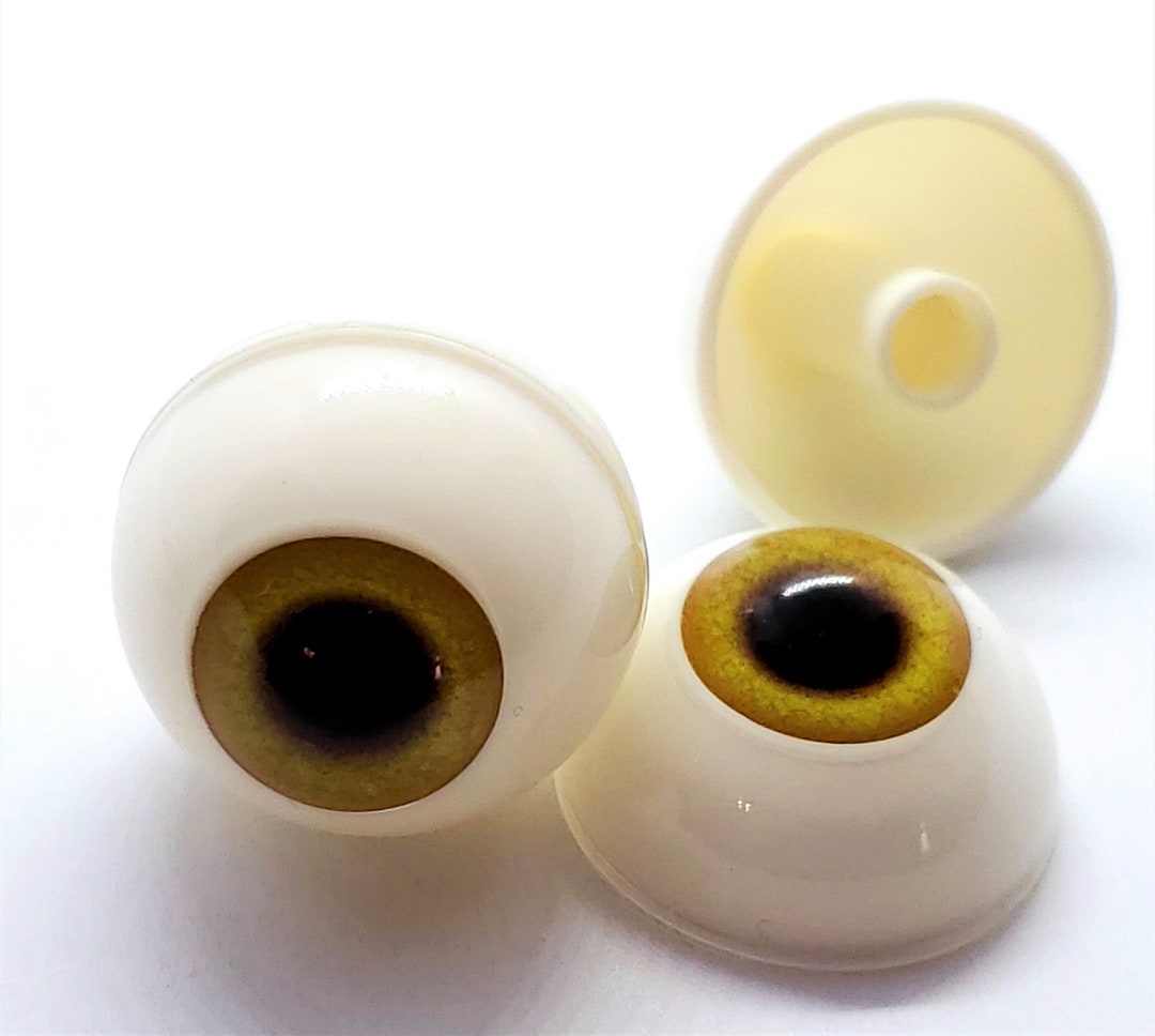 Pair of Life Size Premium Realistic Human Acrylic Eyes for Halloween ...