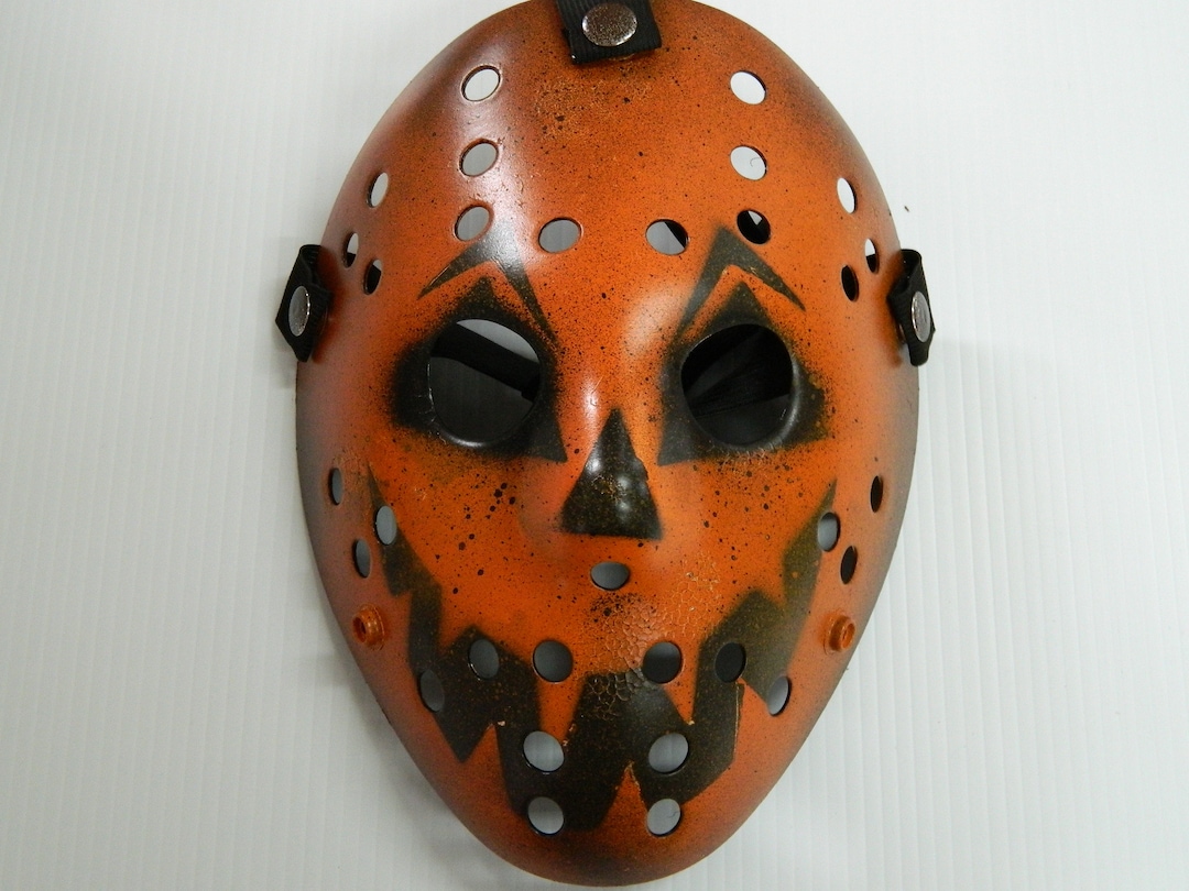 HALLOWEEN PROP Jason Hockey Mask Mod Evil Pumpkin - Etsy