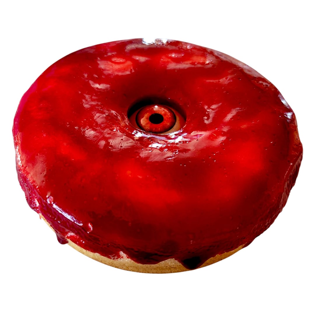 Realistic Life Sized Bloody Eyeball Donut by Dead Head Props ,halloween ...