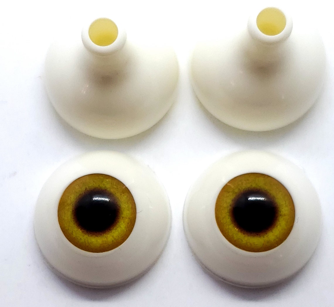 Pair of Life Size Premium Realistic Human Acrylic Eyes for Halloween ...