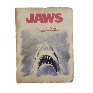Jaws Aged Printed Movie Poster/beach Closed Set, Halloween Prop, Wall ...