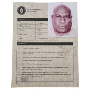 Mission Impossible Agent Profile Documents for Prop or Display, Wall ...
