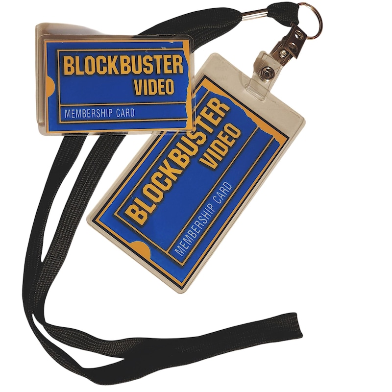Blockbuster Membership Card - Etsy