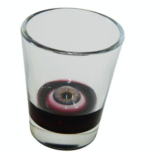 Realistic Bloody Eyeball Shot Glass, Rocks Glass, Your Choice, Unique ...