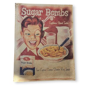 Fallout, Game, Sugar Bombs and Abraxo Aged Printed Concept AD Art 8.5 X ...